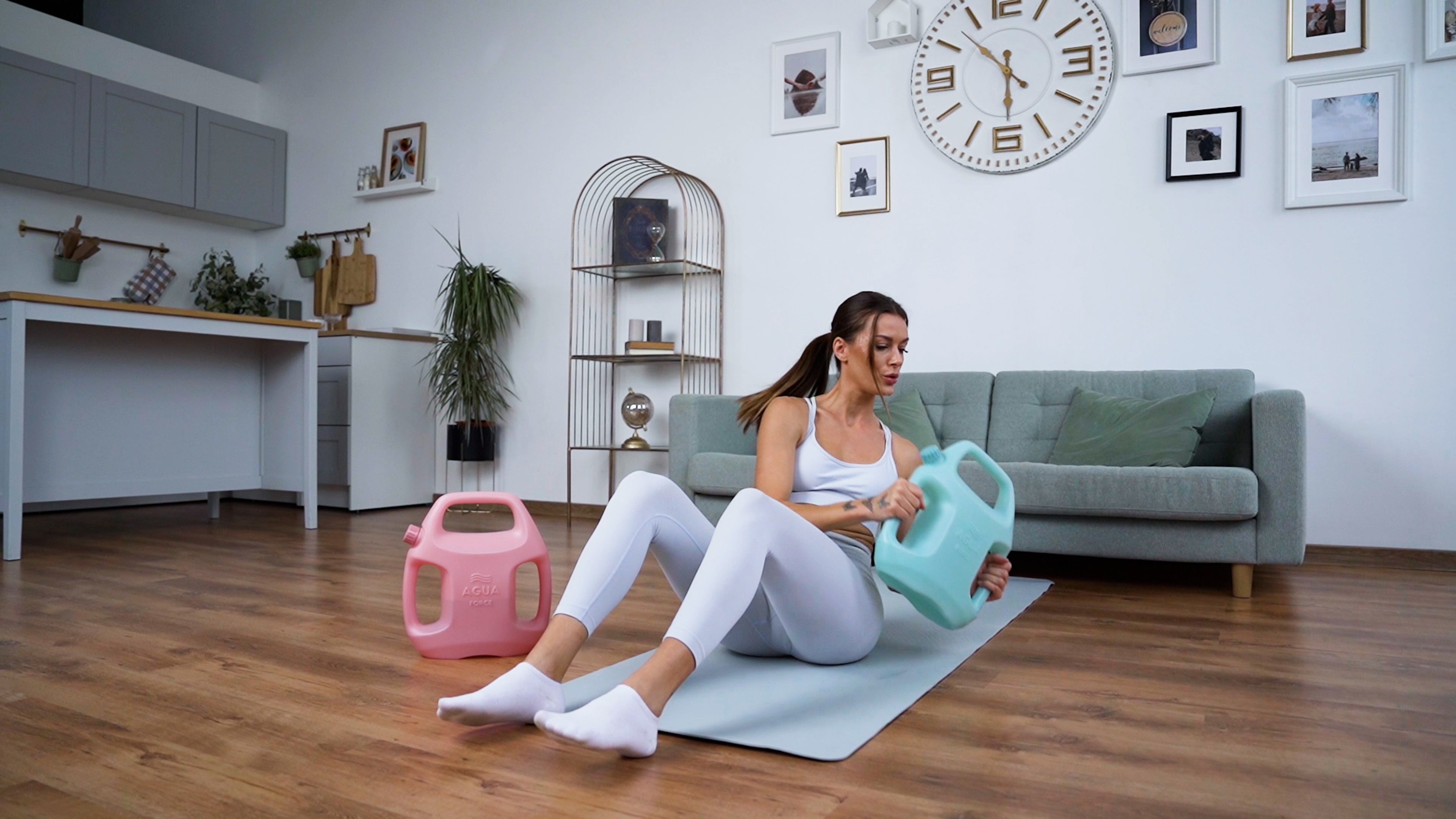 AguaForce Water Weights: Adjustable, Perfect for Travel & Home.